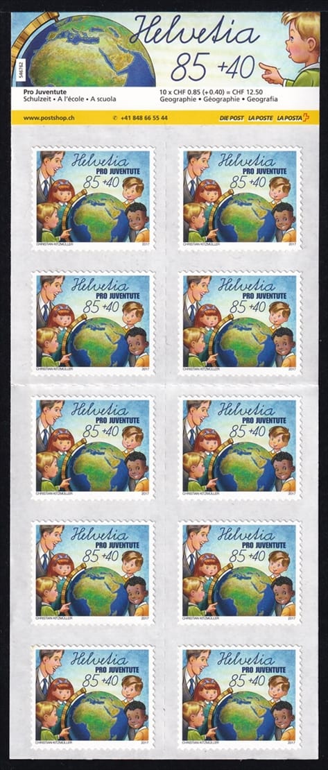 Schweiz 10 x CHF 0.85 Pro Juventute zum Frankieren - selbstklebend ...