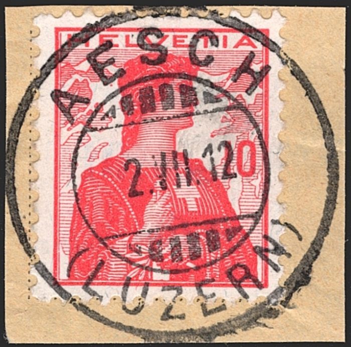 Schweiz Stempel AESCH - Briefmarken.world