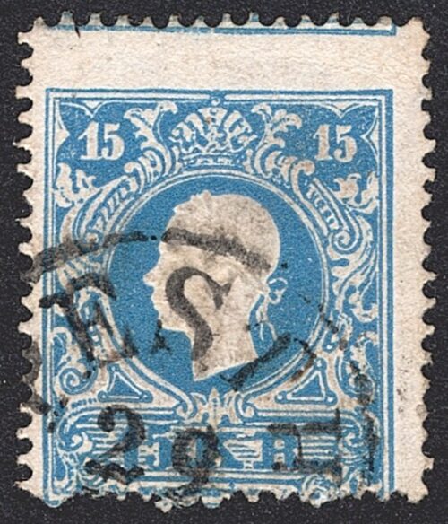 Österreich Kaisertum 1858 - 15 Kreuzer ANK Nr. 15 I b - gestempelt ...